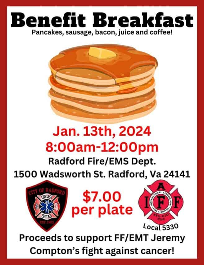 Compton Benefit Breakfast – Southwest Virginia Firefighters Association